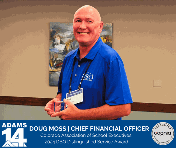 PRESS RELEASE: Doug Moss, CFO of Adams County 14 School District ...