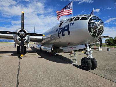 FIFI, a B29 relic, is on display this week at Rocky Mountain Metro ...