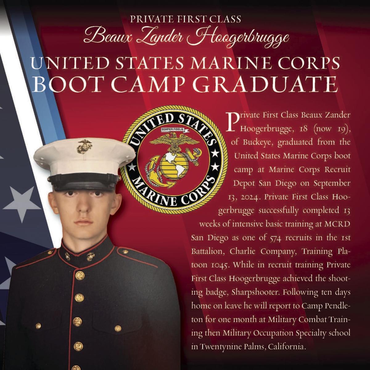 camp pendleton boot camp schedule