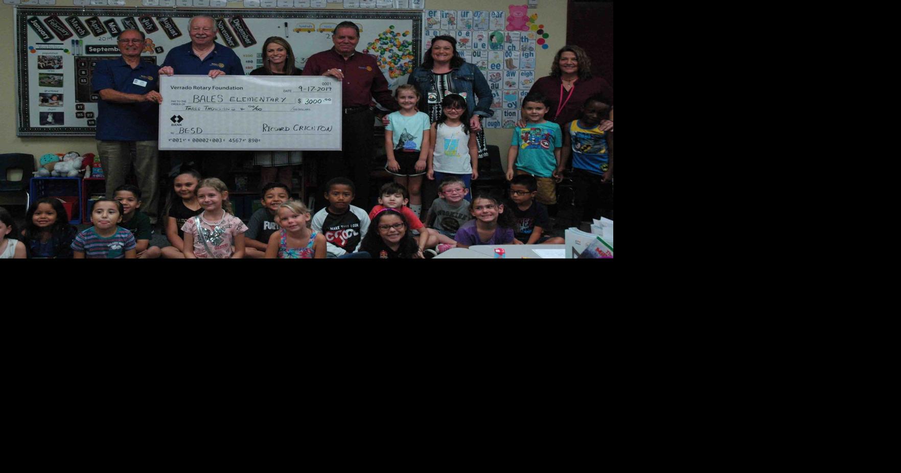 Rotary Club of Verrado supports Bales Elementary in literacy efforts ...