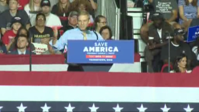 Congressman Jim Jordan rallies the crowd to vote for J.D. Vance ...