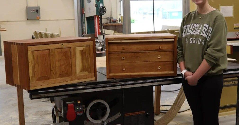 West Branch Senior creates hand-crafted tool chest | Archives | wfmj.com