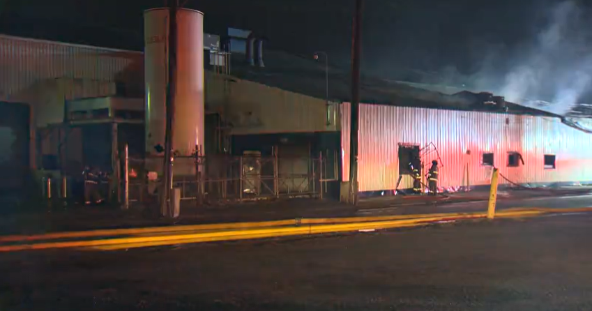 Fire breaks out at Salem foundry, multiple departments on scene | Local ...