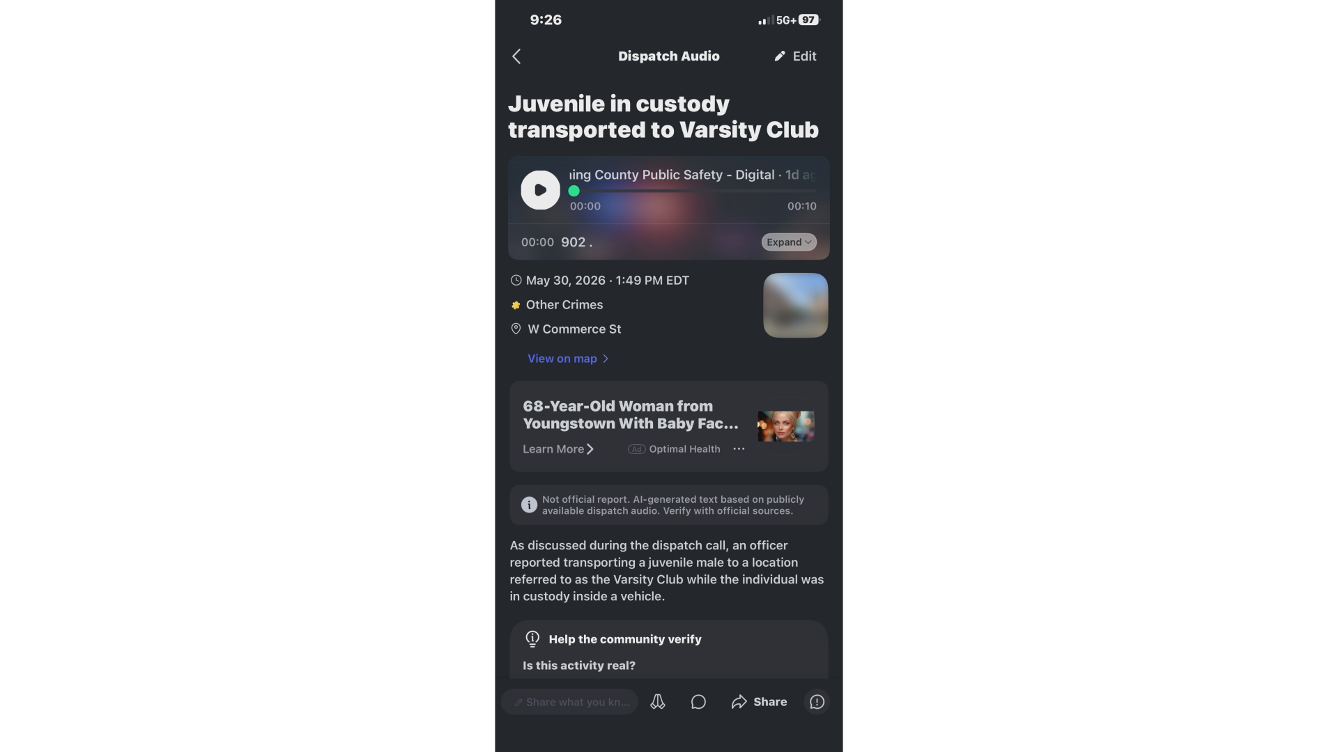 Local police warn against AI crime alert app | Local News | wfmj.com