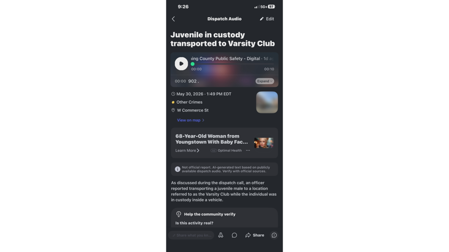 Local police warn against AI crime alert app | Local News | wfmj.com