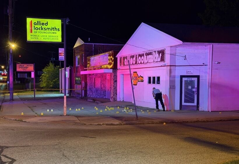 Two victims stable following hail of gunfire near Youngstown business ...