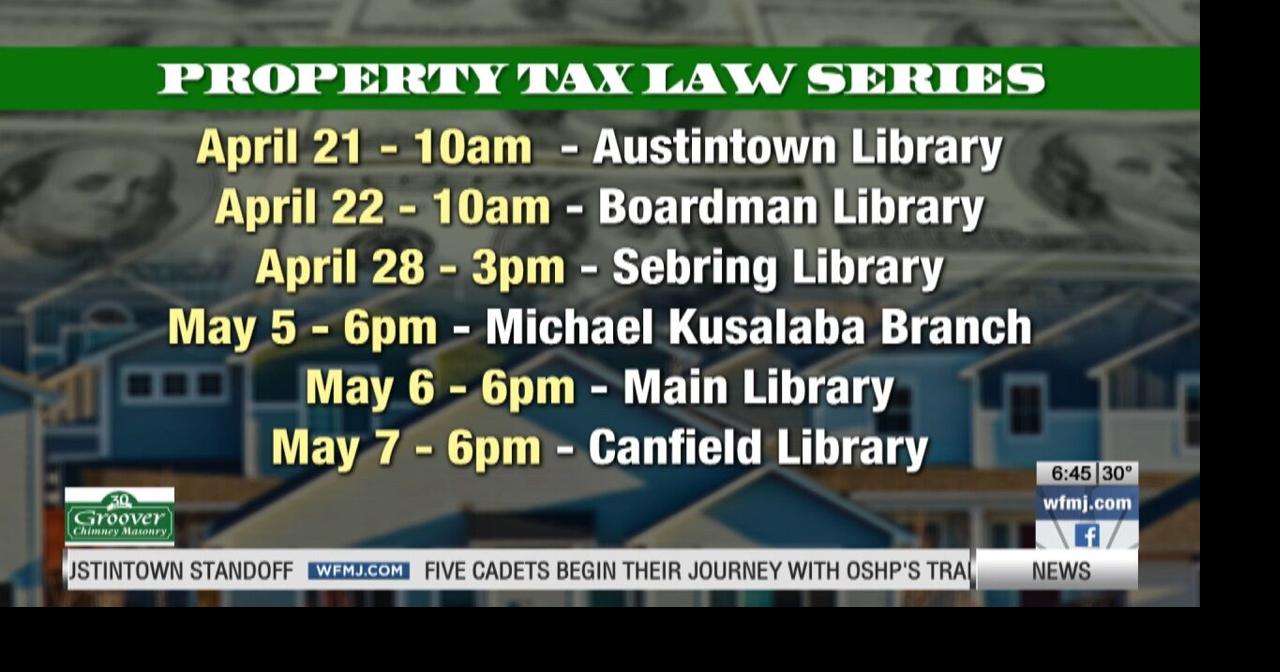 Mahoning County Auditor details tax law changes | News | wfmj.com