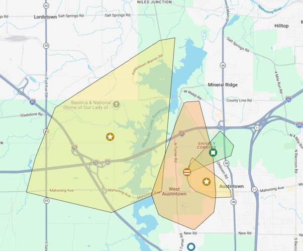 Power slowly being restored after tree falls in Austintown | Austintown ...