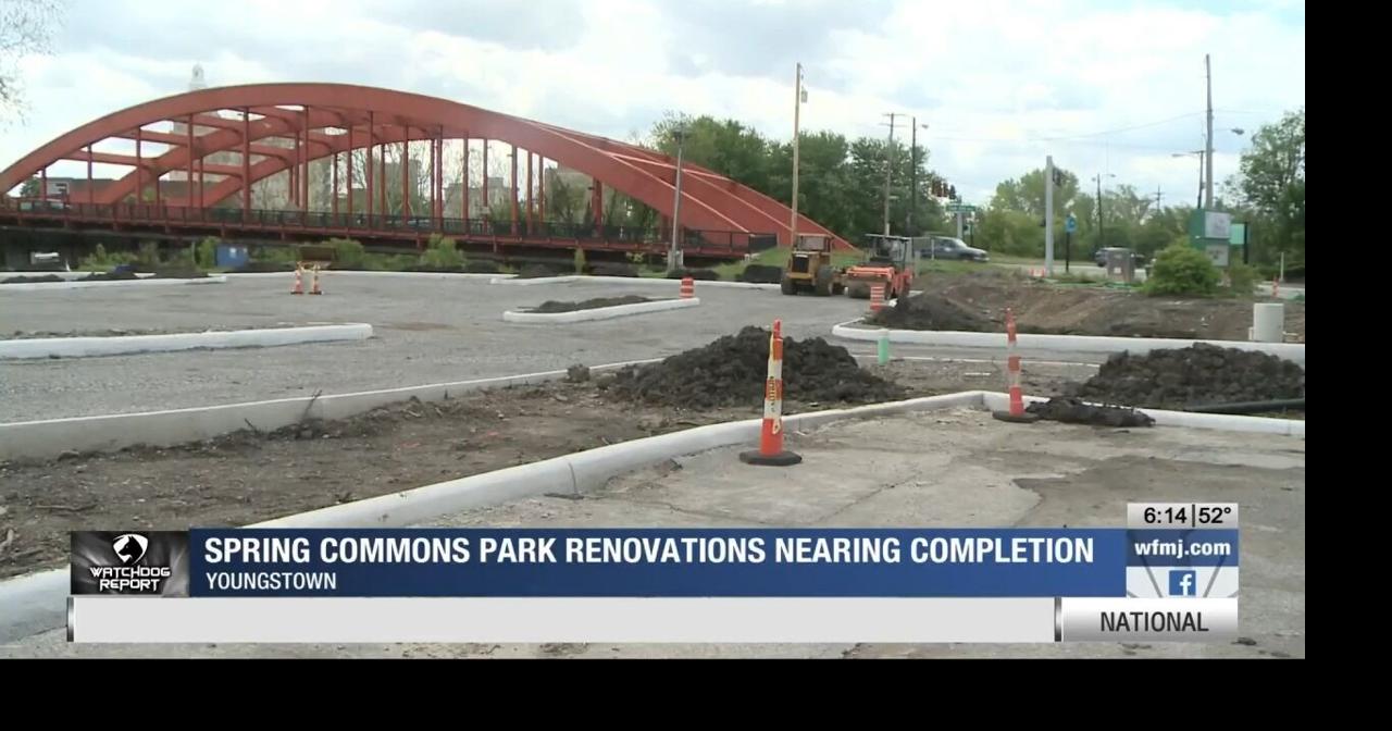 Spring Commons Park renovations nearing completion | News | wfmj.com