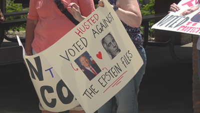Youngstown protest targets U.S. Sen Husted over Epstein vote | Local ...