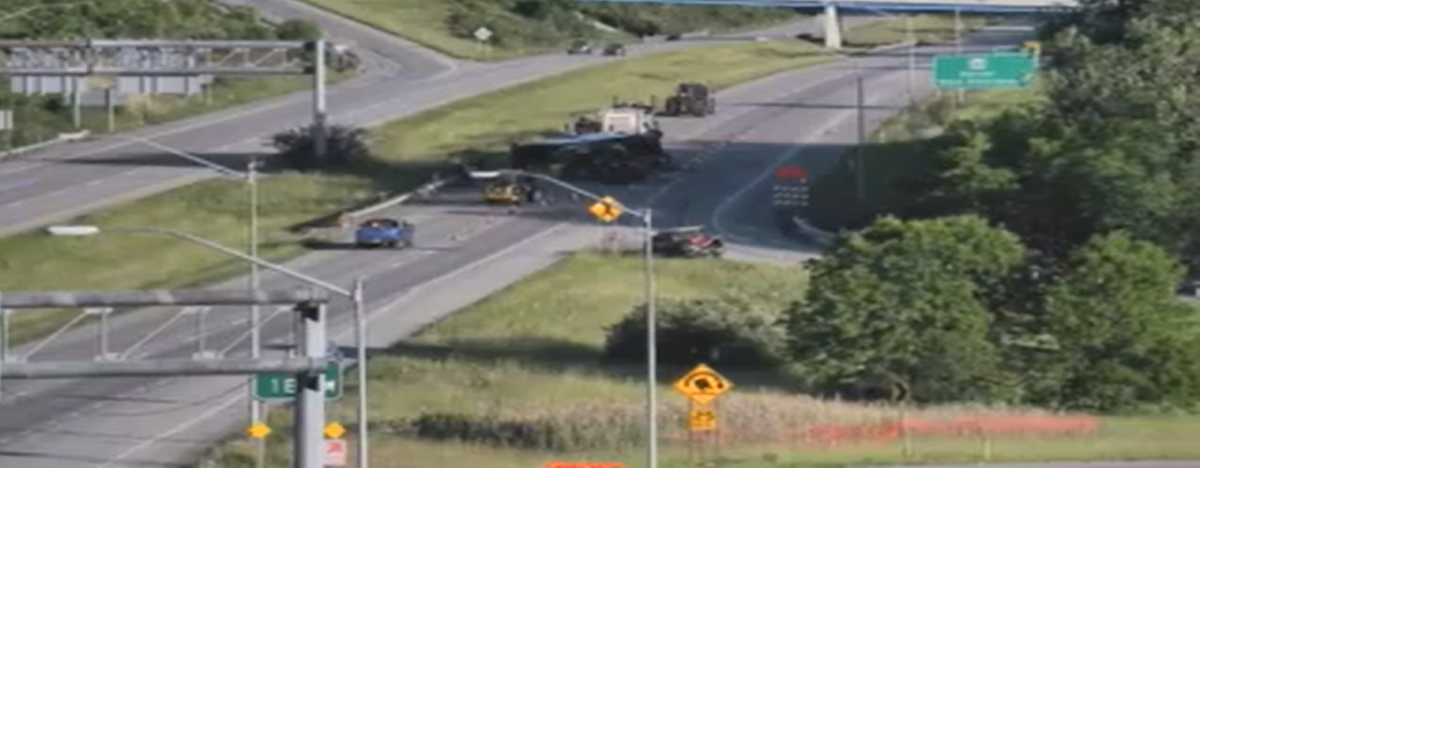 Ramp, lane closed after truck overturns in Mercer County | Local News ...