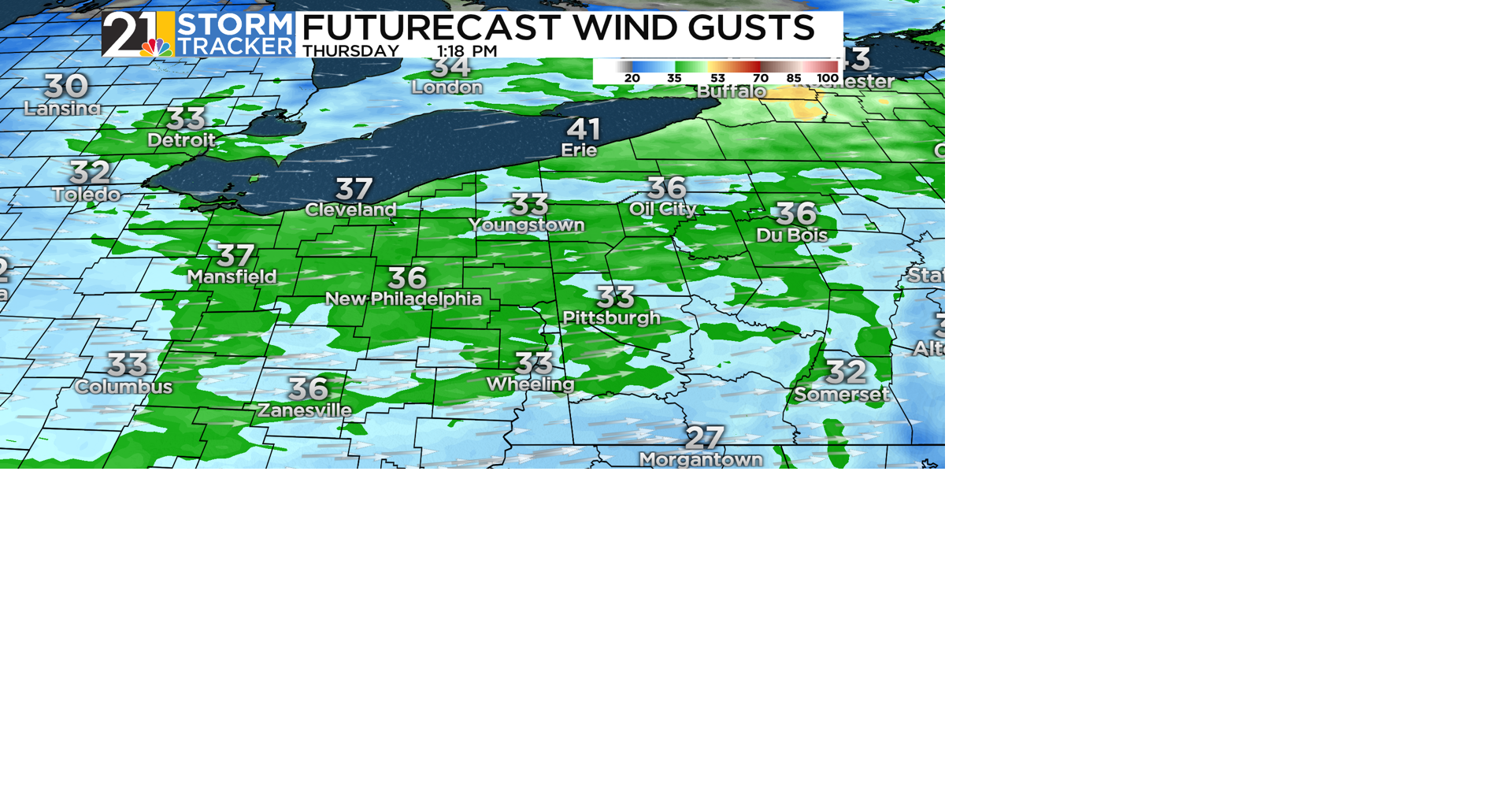 A windy Thursday with temperatures remaining comfortable | News | wfmj.com