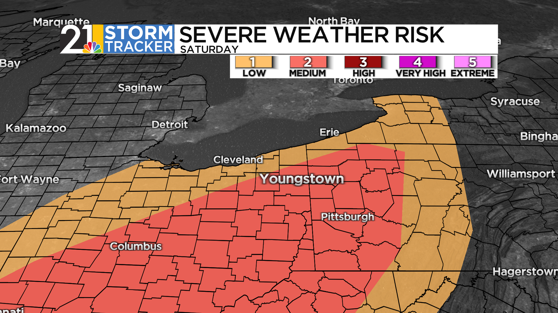One more chance for severe weather before some colder weather | News ...