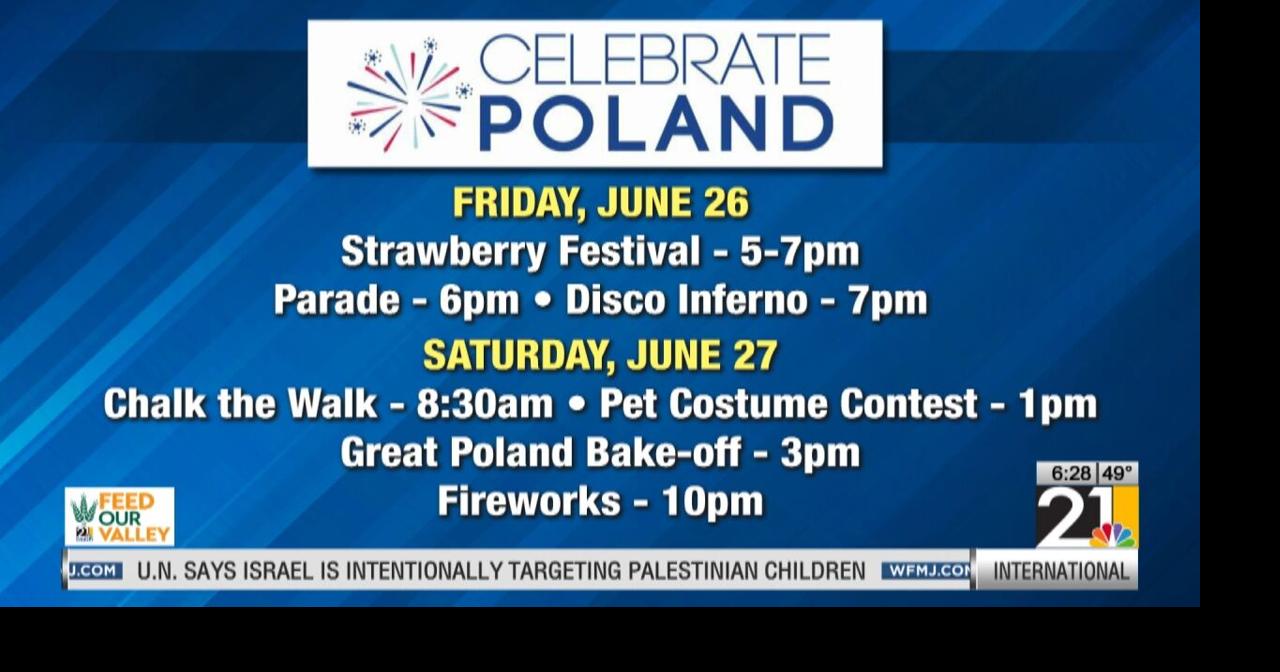 Celebrate Poland kicks off Friday | News | wfmj.com