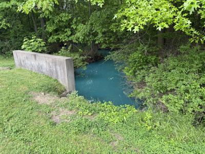 ‘Blue liquid’ in water at Sawmill Creek is gone, material was non ...