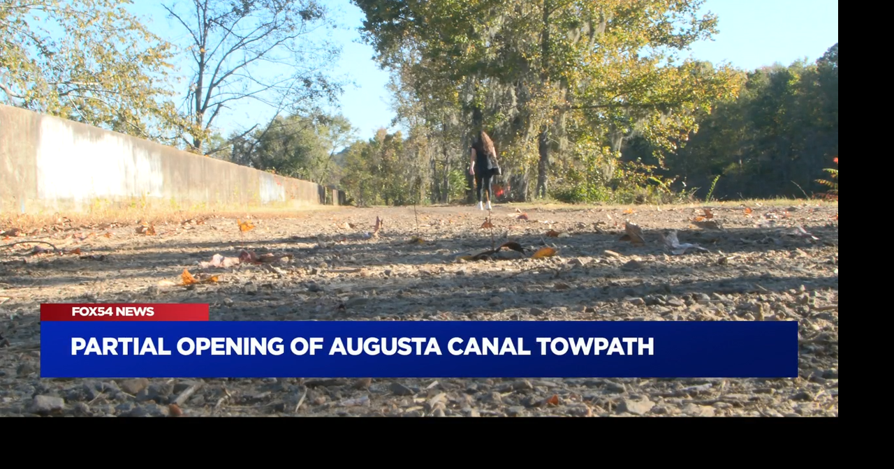 Section of Augusta Canal Towpath re-opens for first time since Hurricane Helene | Community ...