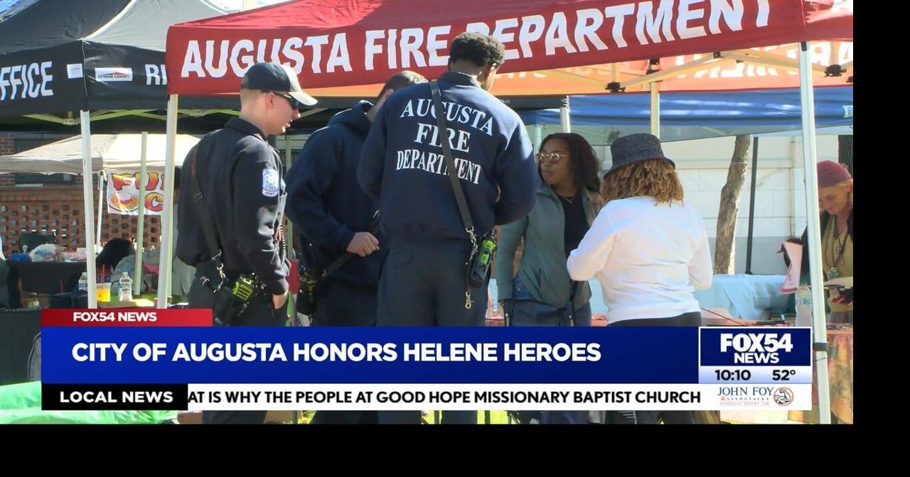 Augusta celebrates the Hurricane Helene Heroes | Your Trusted Source ...