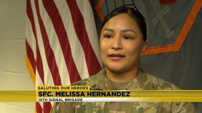 Saluting our Heroes: SFC. Melissa Hernandez | Military | wfxg.com