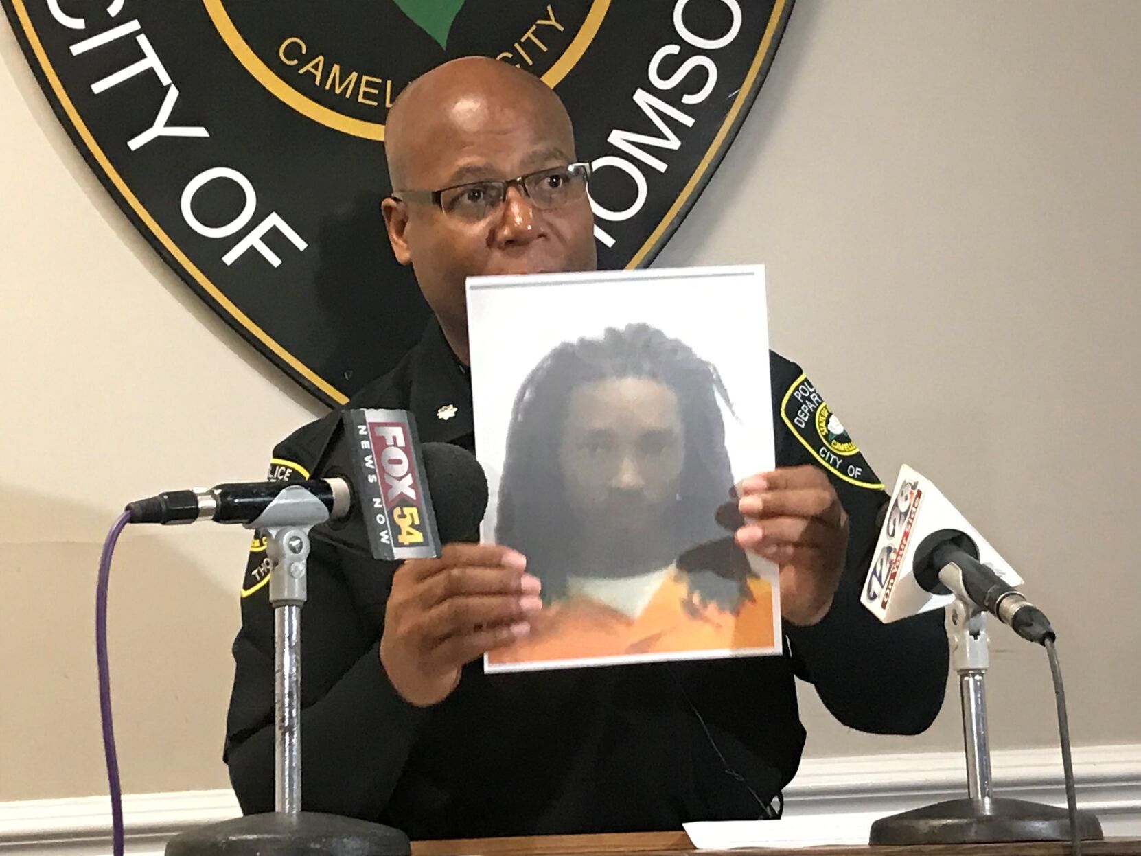 News Conference: Suspect arrested for killing 26-year-old Thomson ...