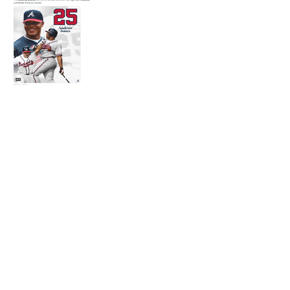 Atlanta Braves to retire number 25, worn by legendary outfielder Andruw ...
