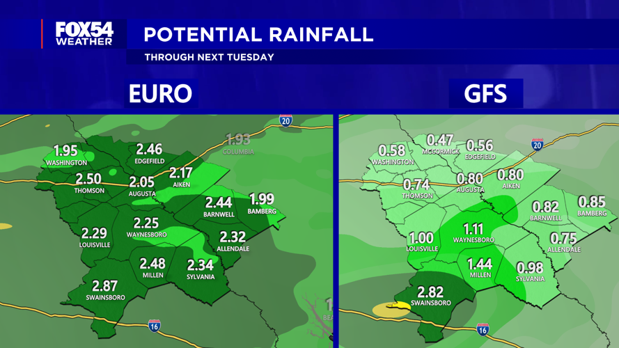 Starting the week mostly dry but more periods of wet weather and cooler ...