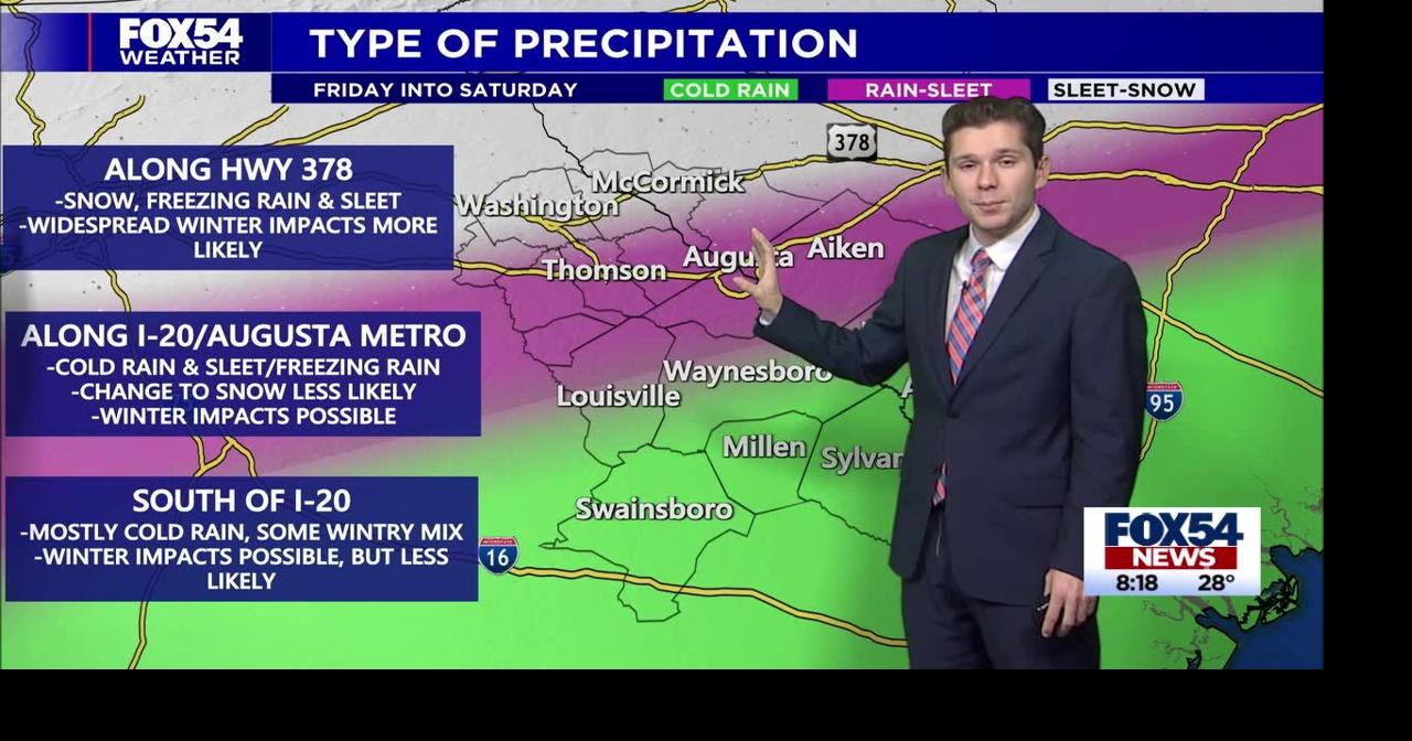 Cold, sunny conditions before wintry weather arrives Friday | Weather ...