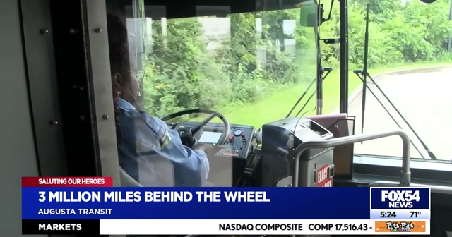 Saluting Our Heroes: Augusta Transit driver logs 3 million miles behind ...