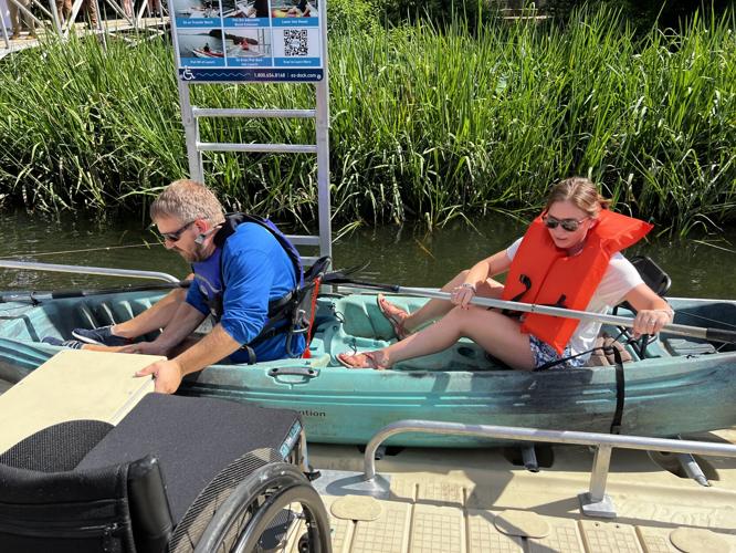 North Augusta Unveils New Adaptive Kayak Launcher and Handicap Parking ...