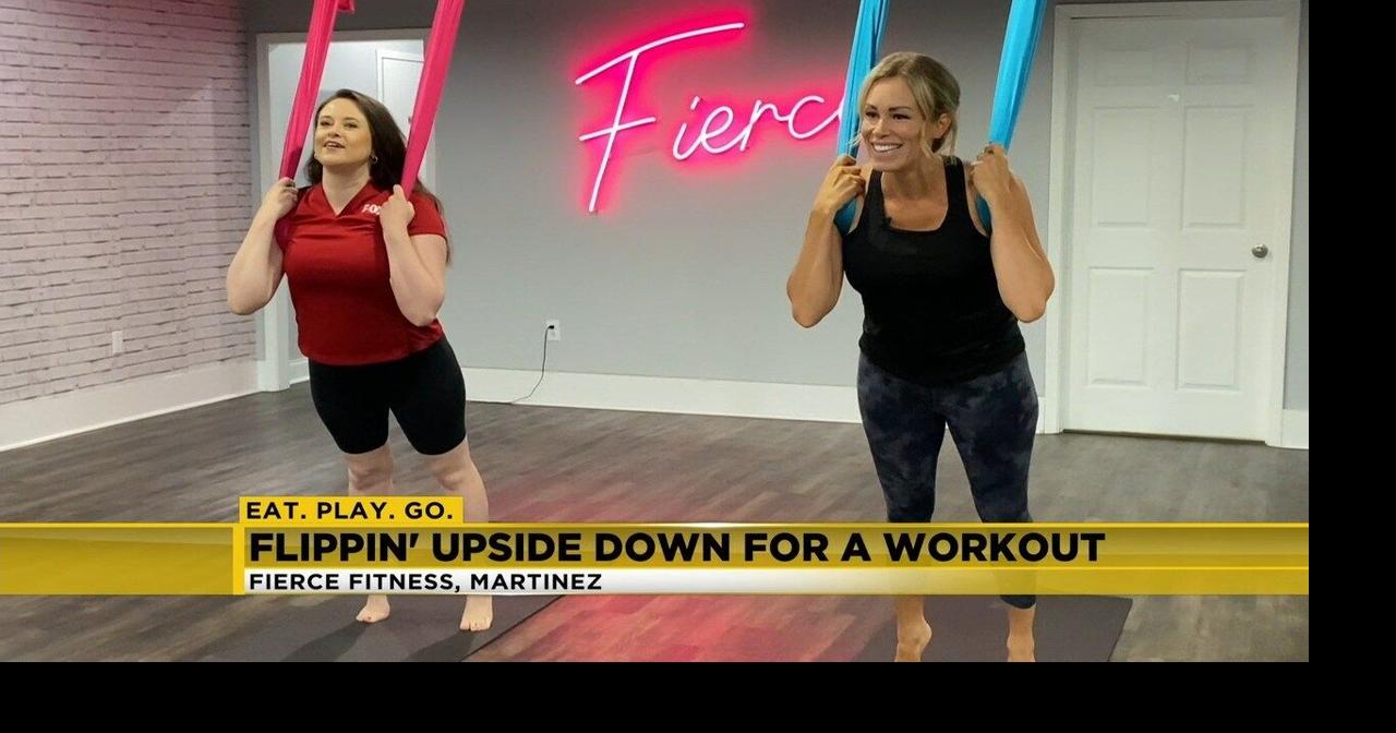 EAT. PLAY. GO. flipping upside down at Fierce Fitness | Georgia News ...