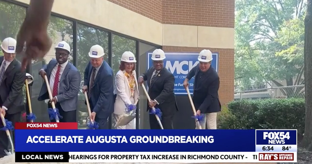 Local leaders break ground on Accelerate Augusta initiative | Your ...