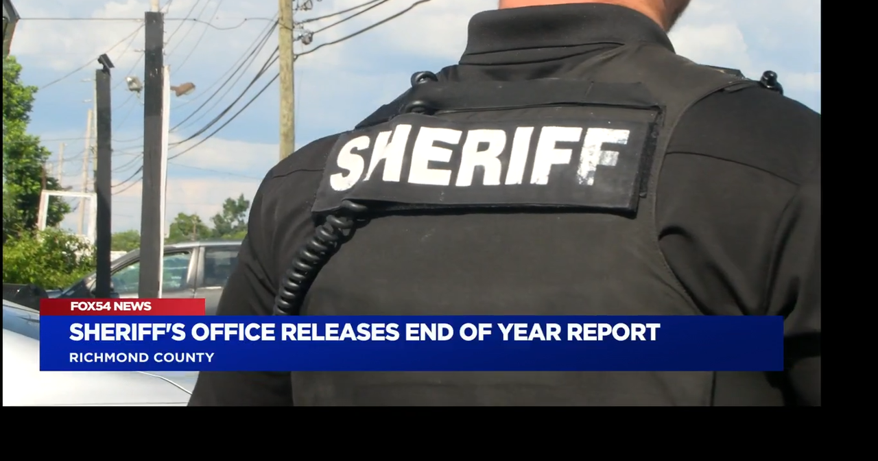 Richmond County Sheriff's Office released Year End report, which shows ...