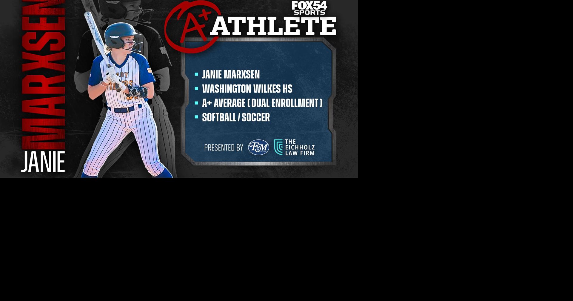 Washington Wilkes High School's Janie Marxsen named FOX54's A+ Athlete ...