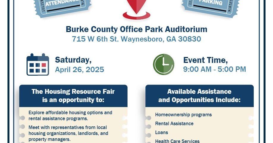 Upcoming FEMA Housing Resource Fair in Burke County | News | wfxg.com