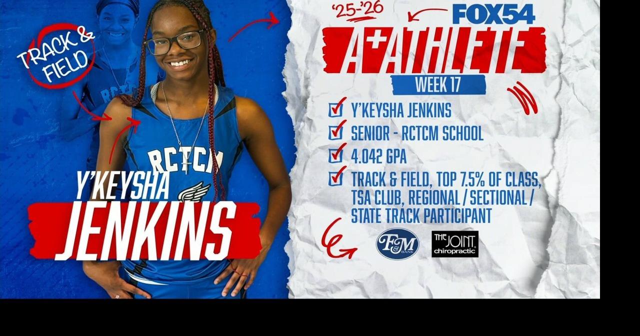 Y’Kesha Jenkins excels on the track and the classroom as FOX54’s newest ...