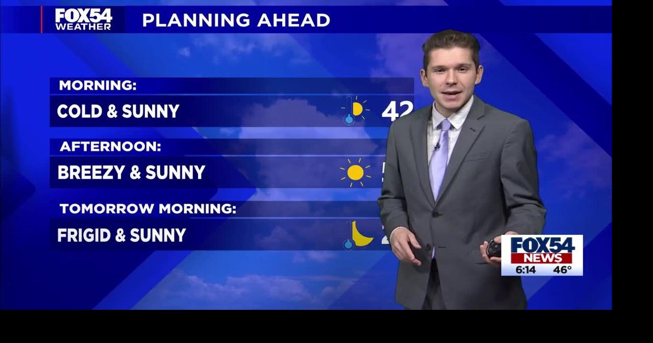 A cold, mostly sunny start to 2025 before Monday's weathermaker ...