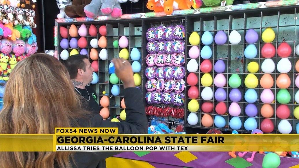 FOX54 Mornings: Allissa tries the Balloon Pop at Georgia-Carolina State ...