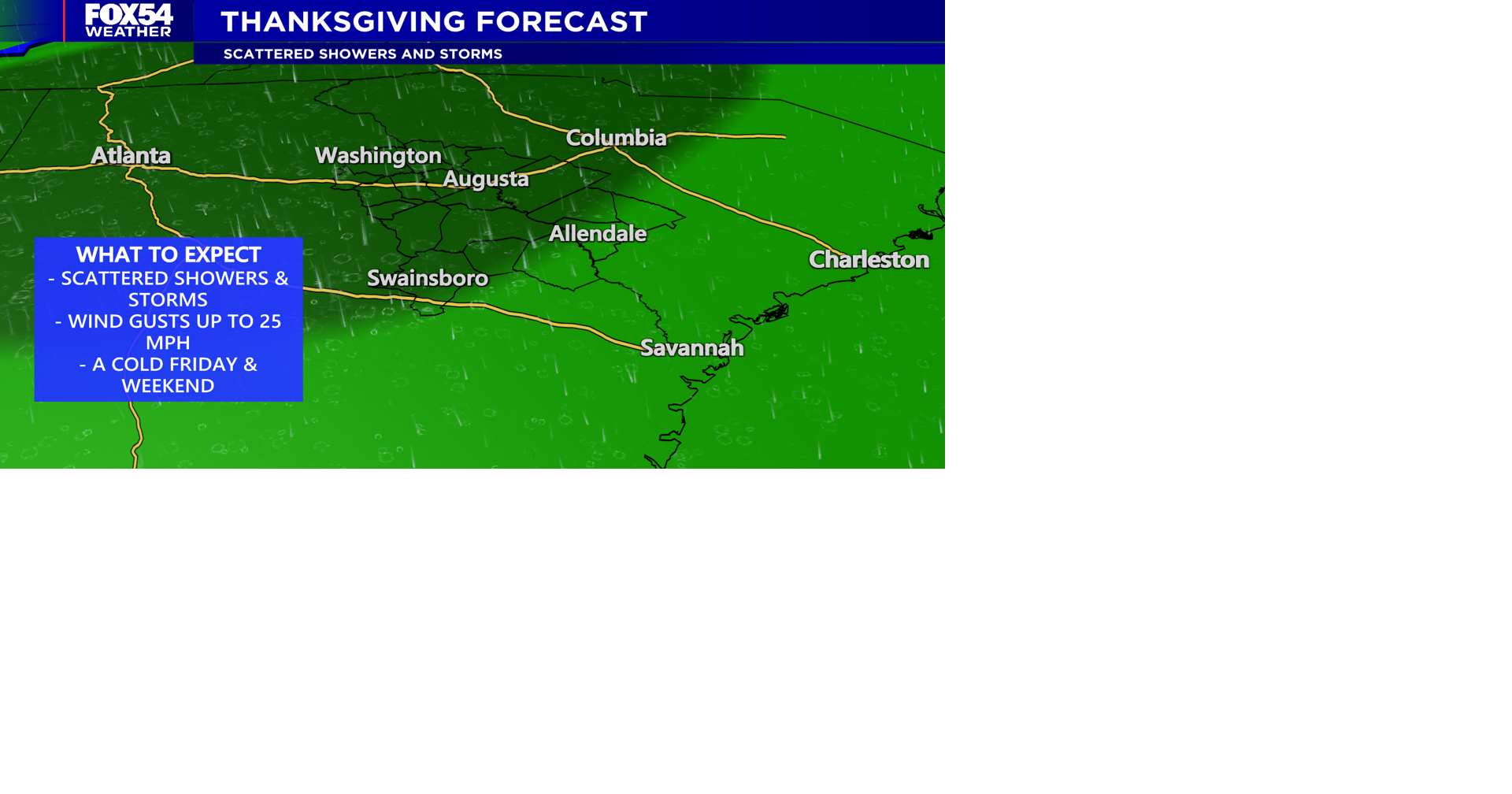 Warm, sunny weather before rain chances return for Thanksgiving | FOX ...