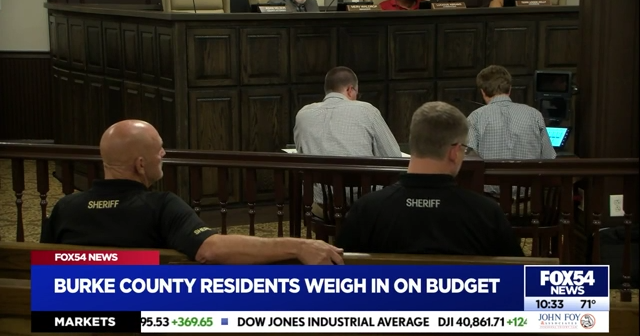 Burke County Commission Holds Public Hearing Still Debating Sheriff S