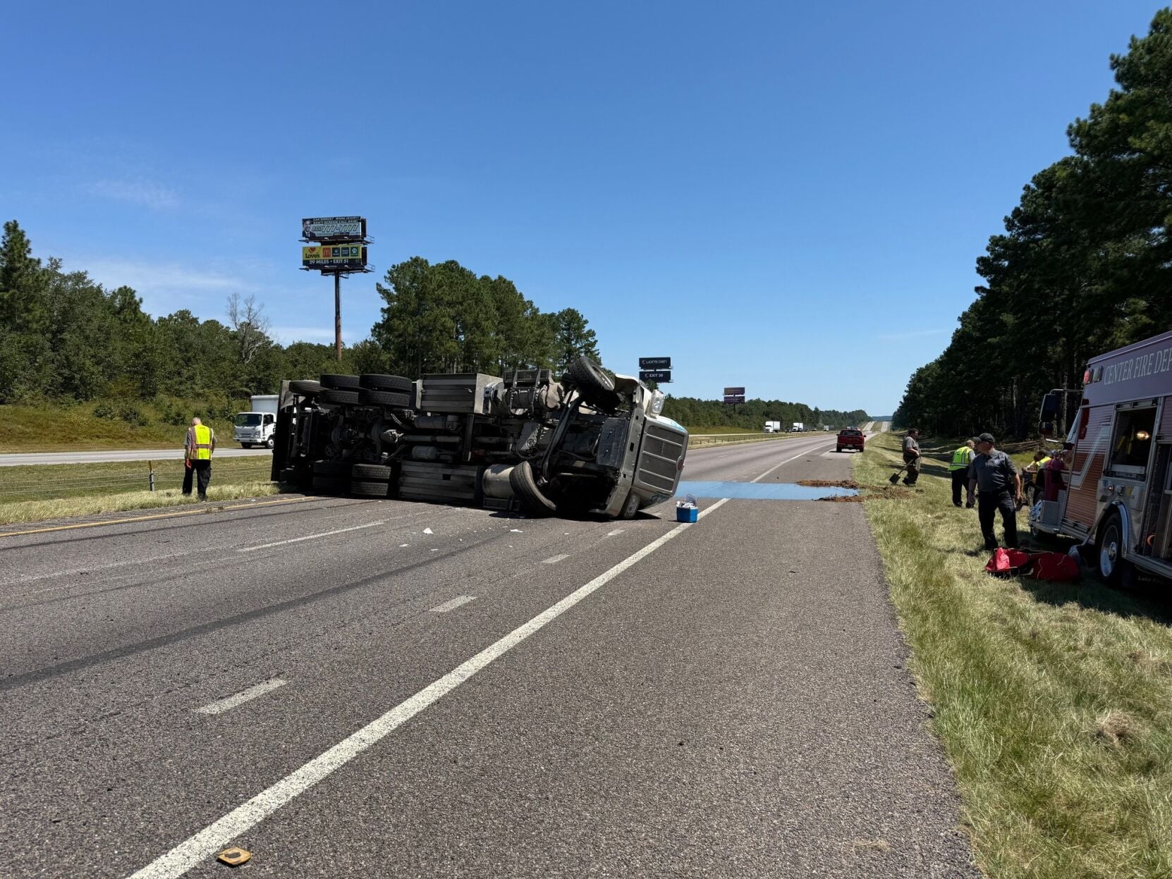 I-20 Eastbound at Exit 22 reopens after overturned tanker causes ...