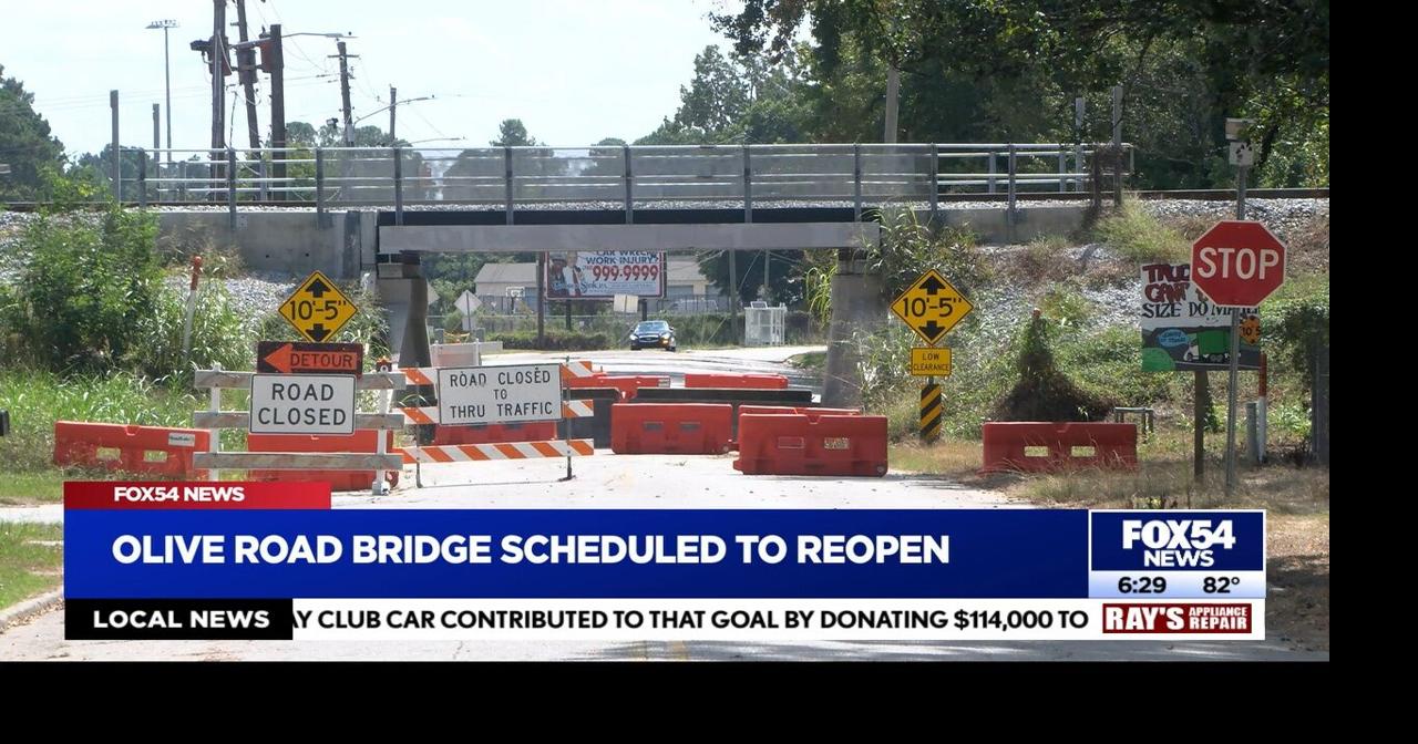 Olive Road reopening to traffic, but not to big trucks | News | wfxg.com