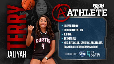 Curtis Baptist School's Jaliyah Terry named Fox54 A+ Athlete | News ...