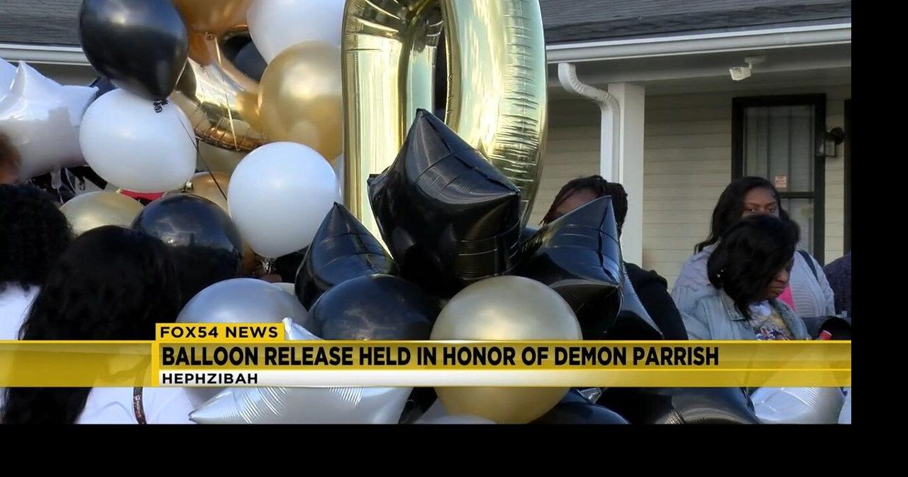 Balloon release in remembrance of Demon Parrish | | wfxg.com