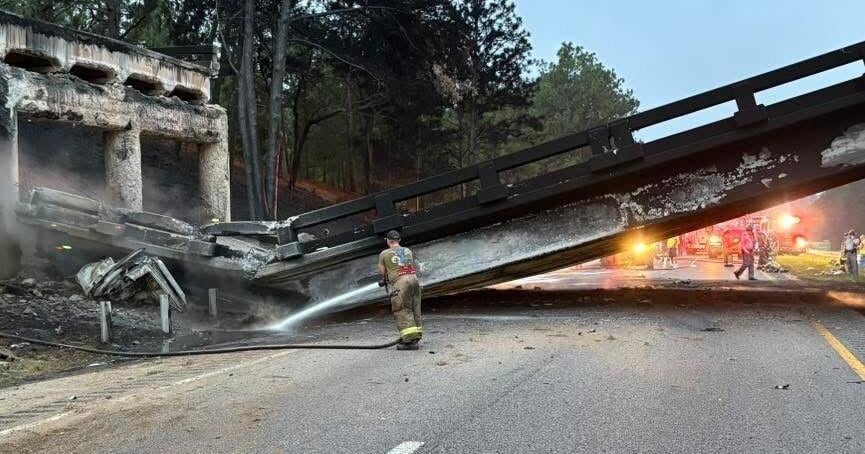 Bridge deemed total loss after fuel truck crash on I-20 in Aiken County ...