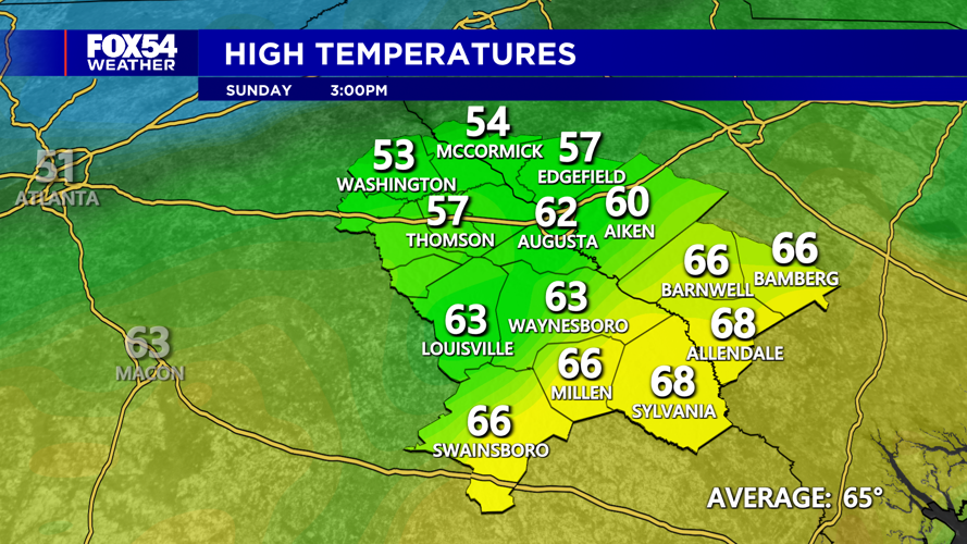 Cold & sunny Saturday; Wet weather returns for some Sunday and for many ...