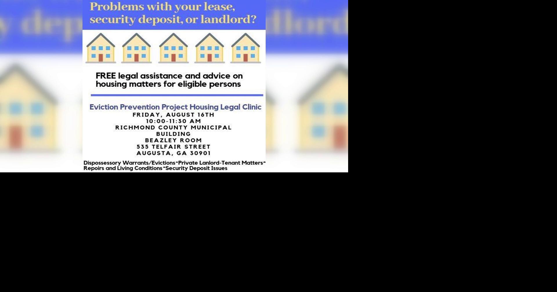 Eviction Prevention Program offers legal representation to tenants ...