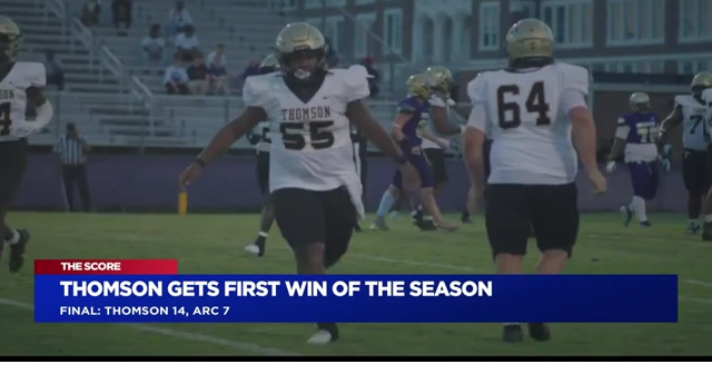 THE SCORE: Thomson wins their first game of the season | Home | wfxg.com