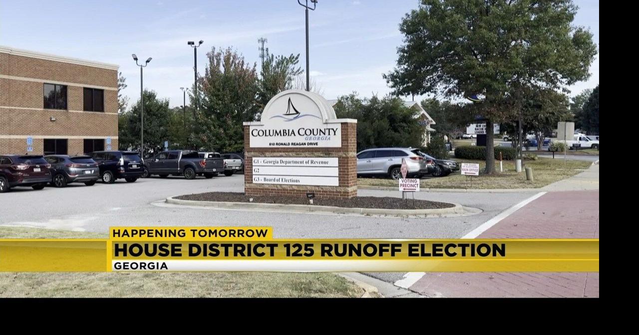 Happening Tomorrow: House District 125 runoff election | | wfxg.com