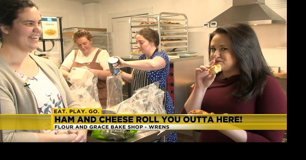 EAT. PLAY. GO. devour a ham and cheese roll at Flour and Grace Bake ...