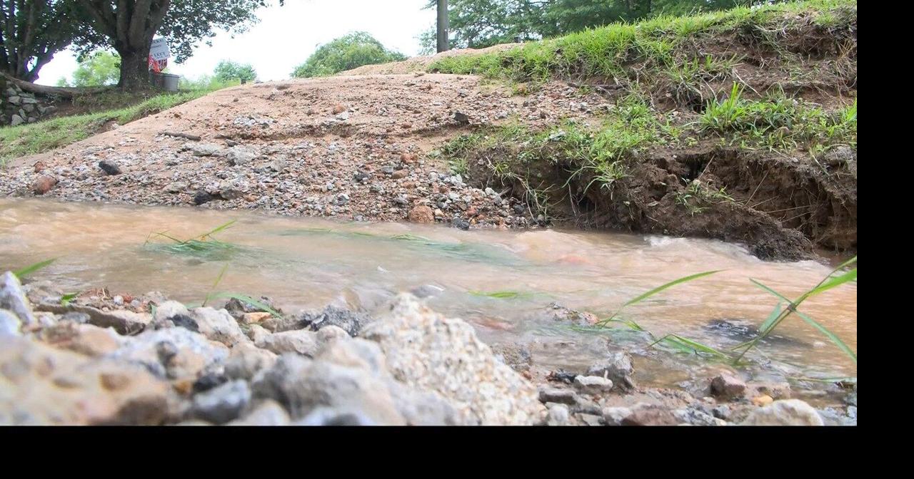 Residents react to flooding in yards along William Few Parkway | News ...