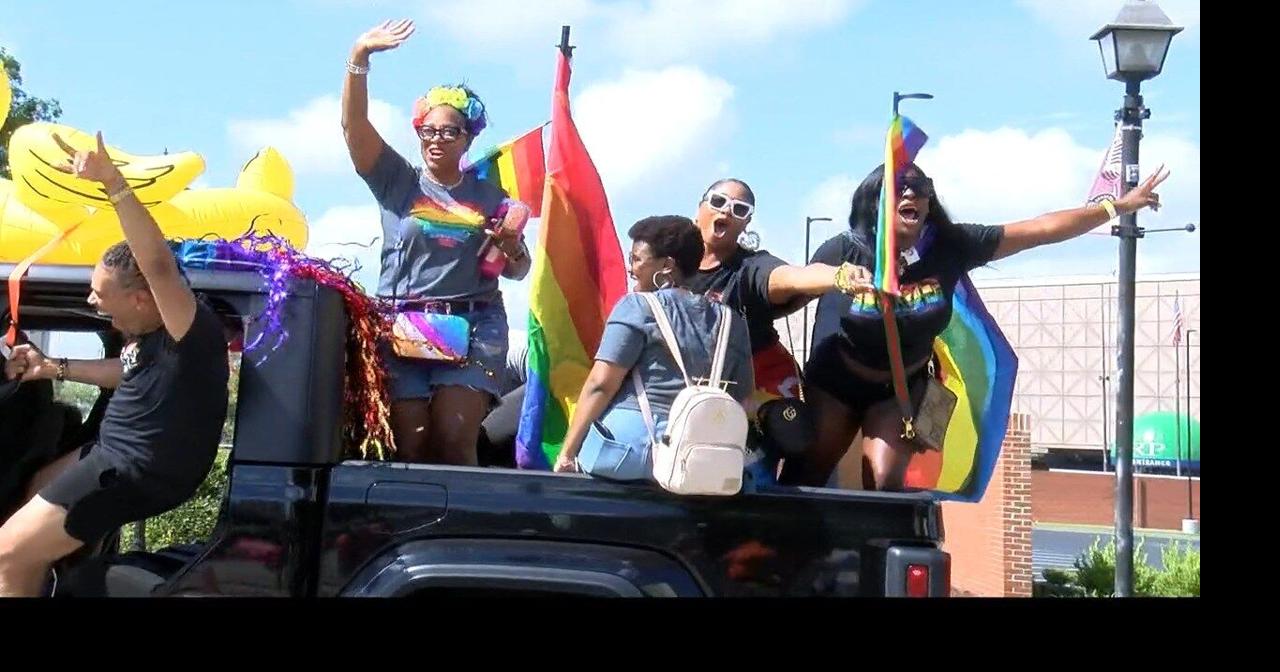LGBTQ+ community, local groups celebrate at pride parade | News | wfxg.com